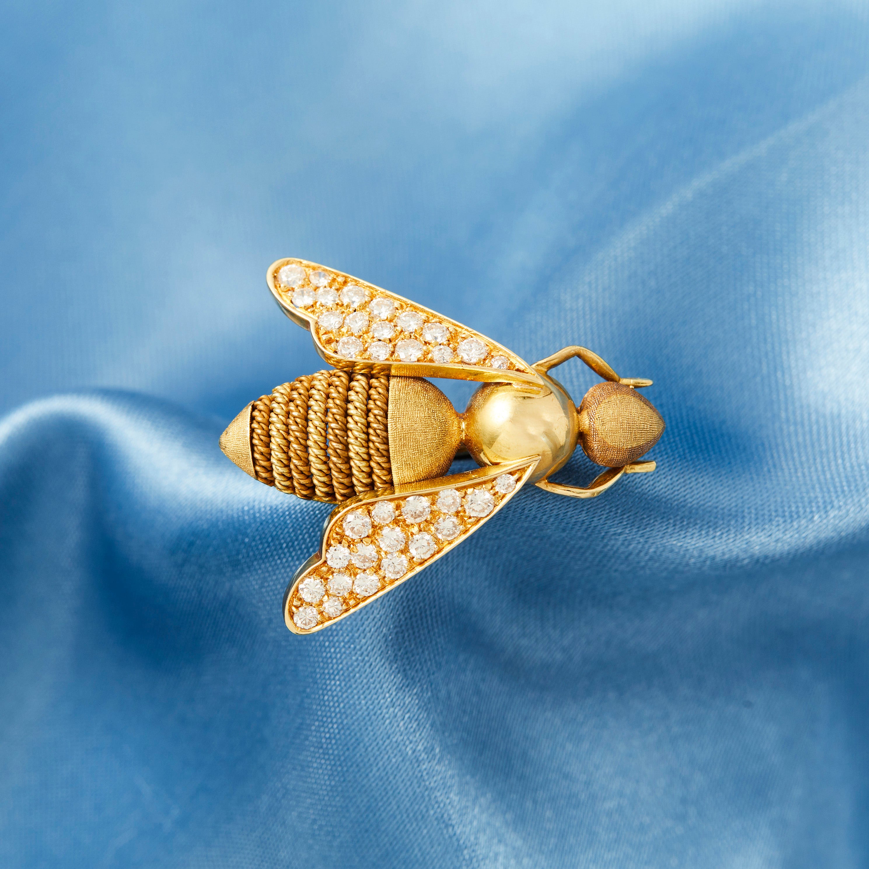 Vintage Italian 18ct Gold Queen Bee Brooch – frenchjewelbox