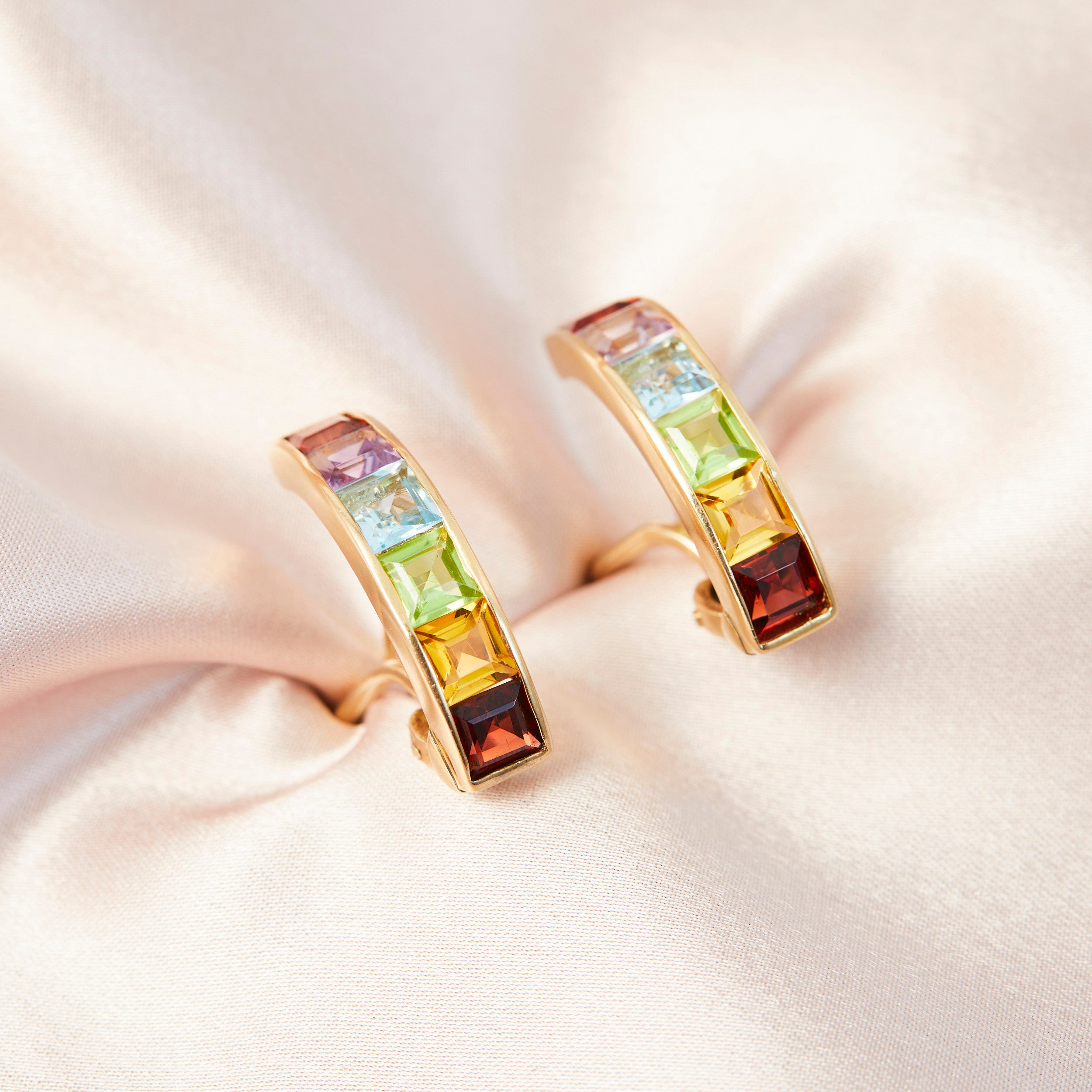 H.Stern Multi-Coloured Gold Earrings – frenchjewelbox