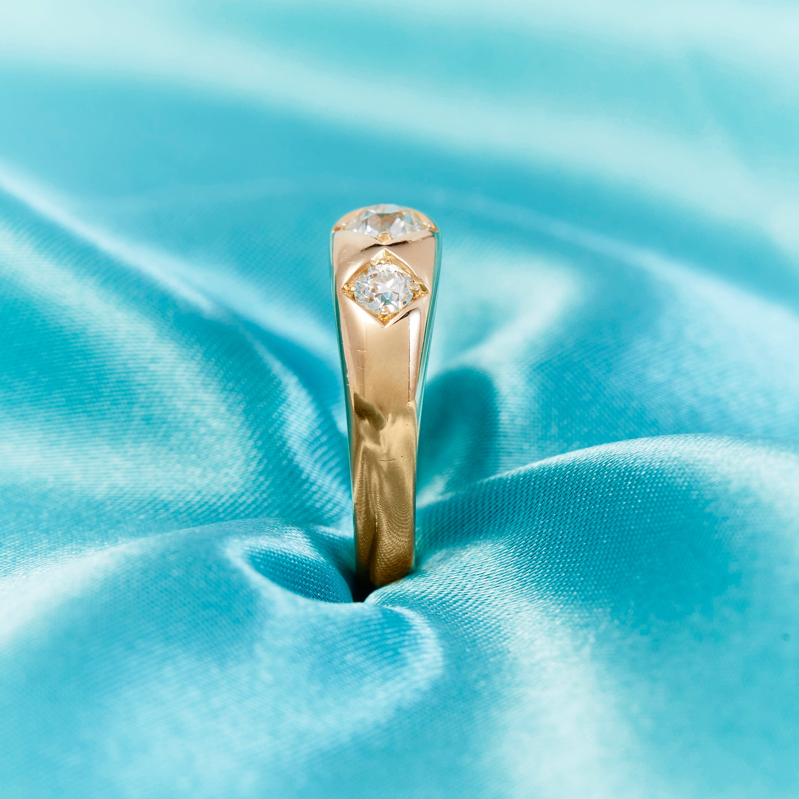 18ct Yellow Gold Victorian Gypsy Ring – frenchjewelbox