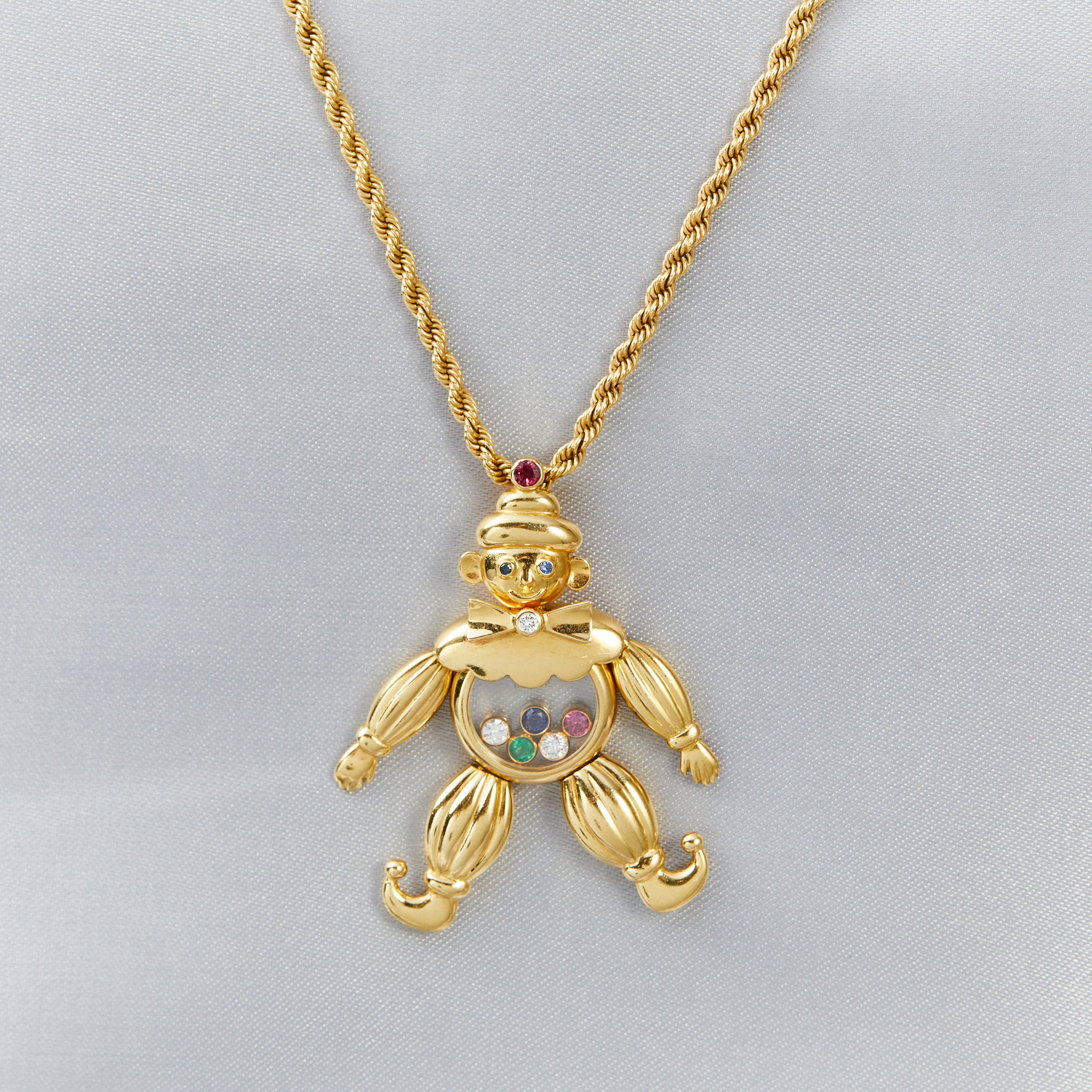 Vintage Chopard Extra Large Happy Clown Necklace – frenchjewelbox
