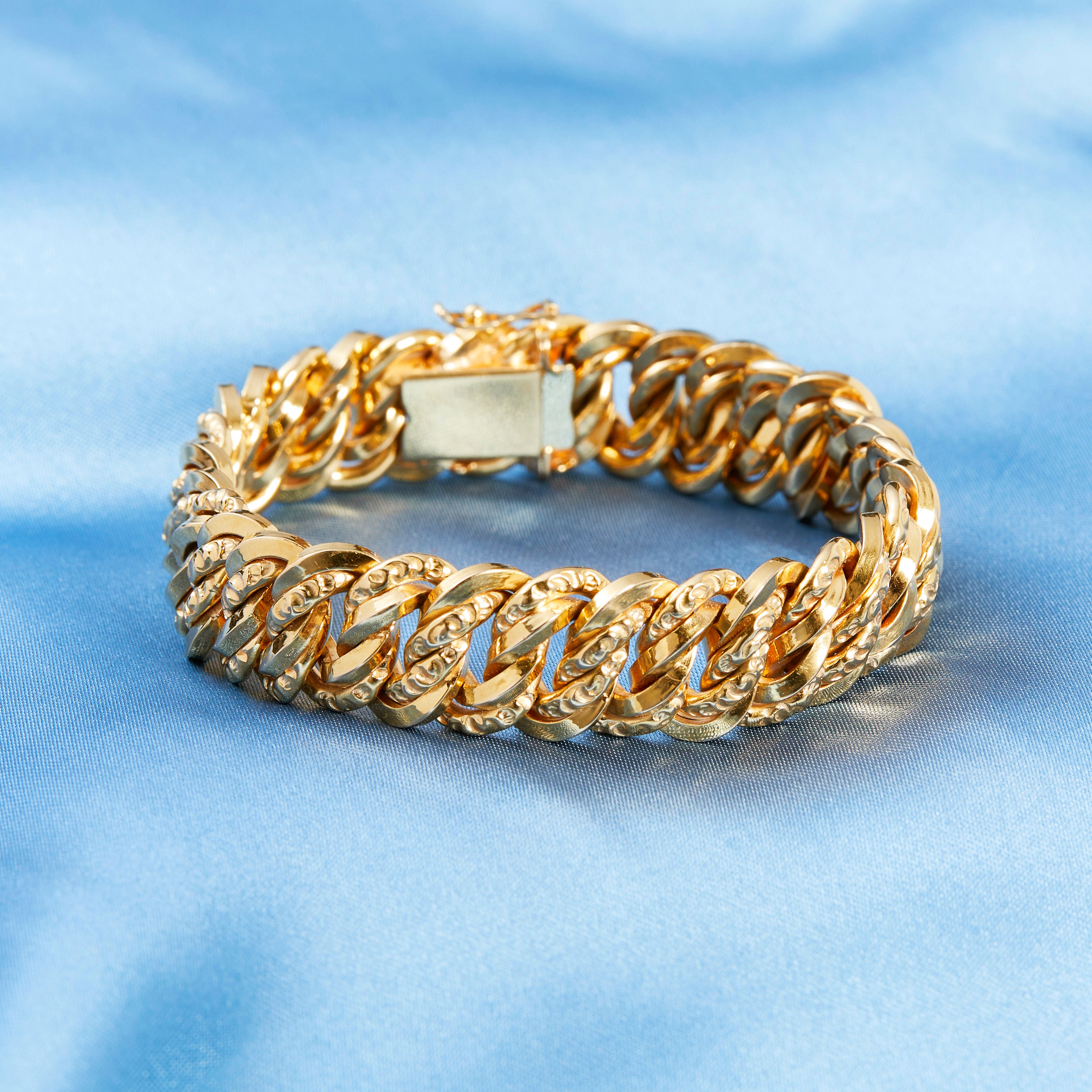 French Vintage Double Link Bracelet – frenchjewelbox